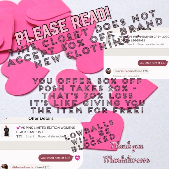 PINK Victoria's Secret | Tops | Stop Lowballing No Lowball Offers ...